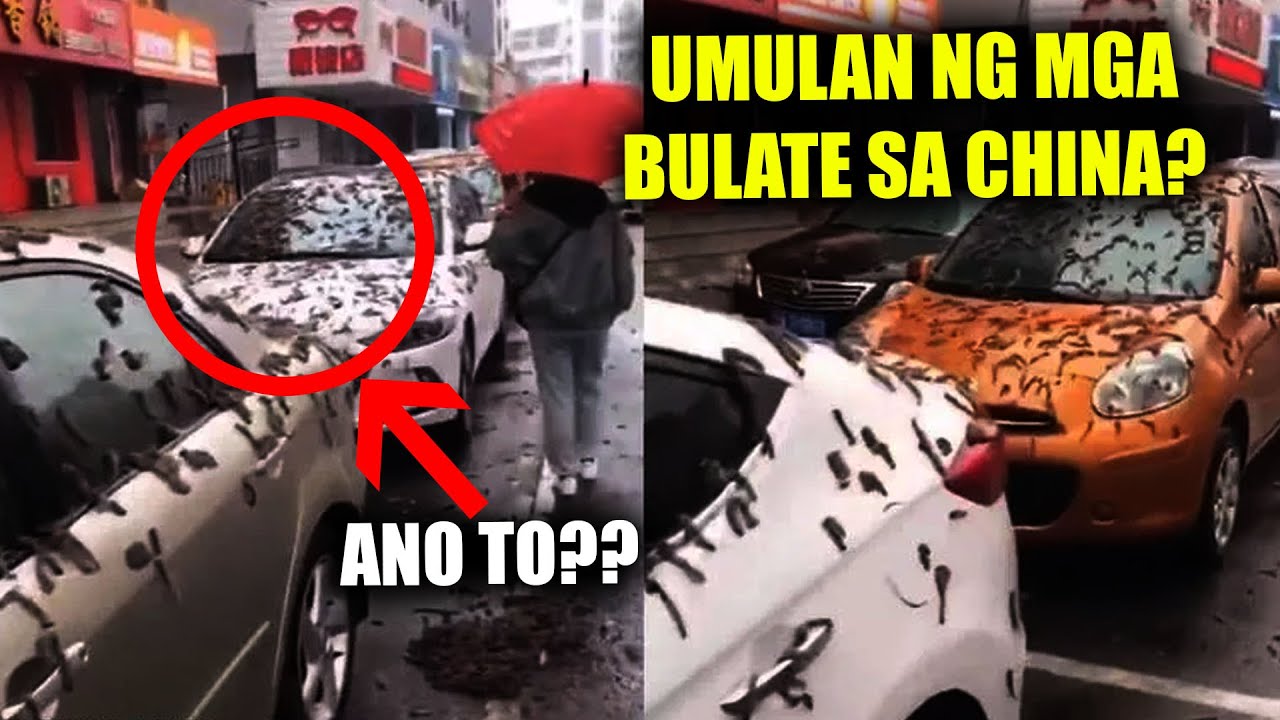UMULAN NG MGA BULATE SA CHINA? TOTOO BA ITO? - YouTube