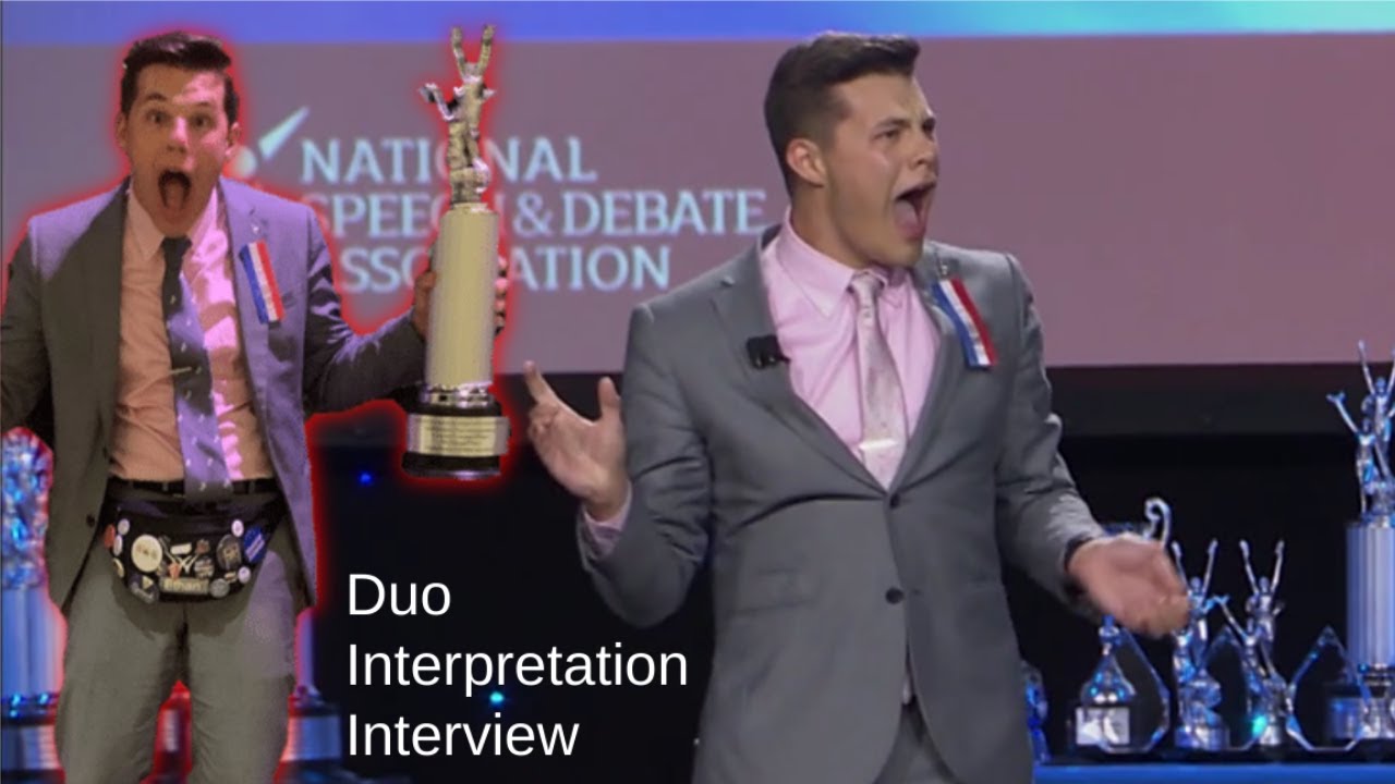 Duo Interpertation 2nd at NSDA Nats Interview - YouTube