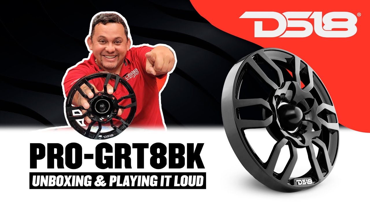 DS18 PRO GRT 8 BLACK (Unboxing/Testing) PRO 8" Grill with Built-in ...