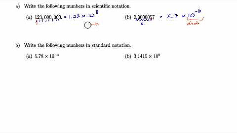 ORCCA E2 - 8.1 - Scientific Notation - YouTube