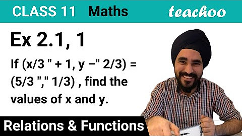 Relations and Functions Class 11 - NCERT Solutions [with Videos] - YouTube