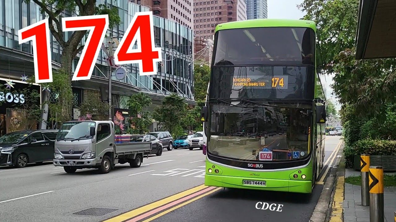 SBS7444H - SBS Bus Service 174 [Volvo B9TL (CDGE)] - YouTube