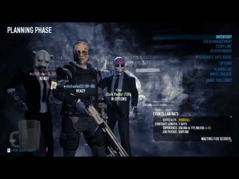 PayDay 2 - It's Alive! IT'S ALIVE! Achievement on Lab Rats - YouTube