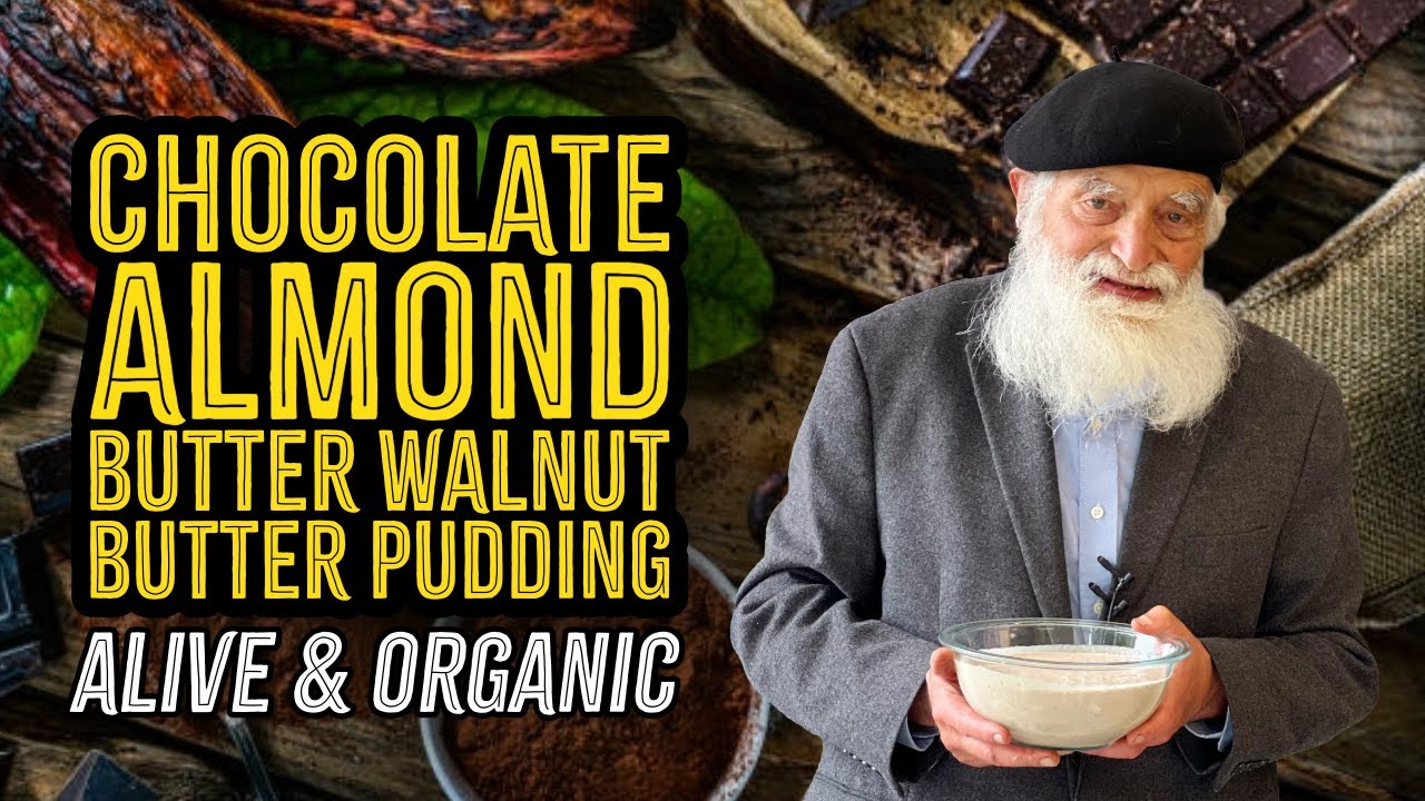 Chocolate Almond Butter, Walnut Butter Pudding - Alive & Organic - YouTube