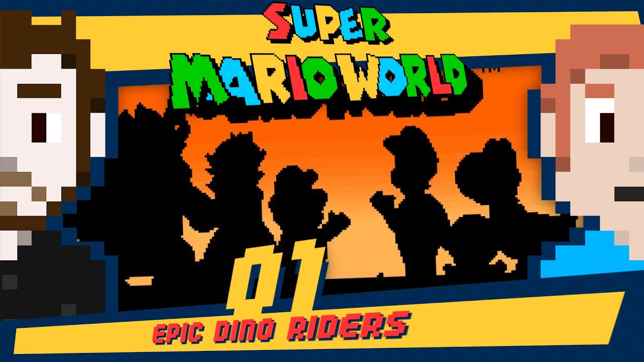 EPIC DINO RIDERS! Let's Play Super Mario World Part 1 - YouTube