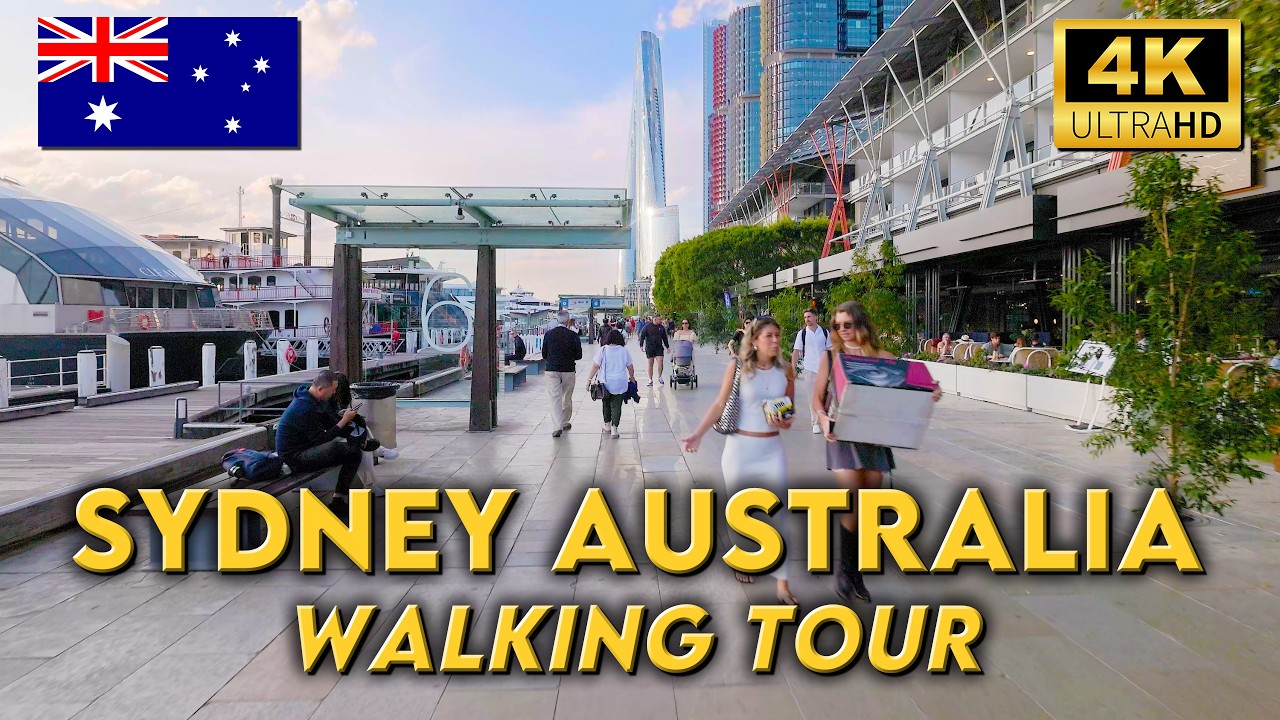 WALKING AROUND SYDNEY AUSTRALIA | Chinatown to Crown Sydney on a Sunny ...