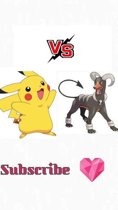 Pikachu VS Houndoom || POKEMON #shorts - YouTube