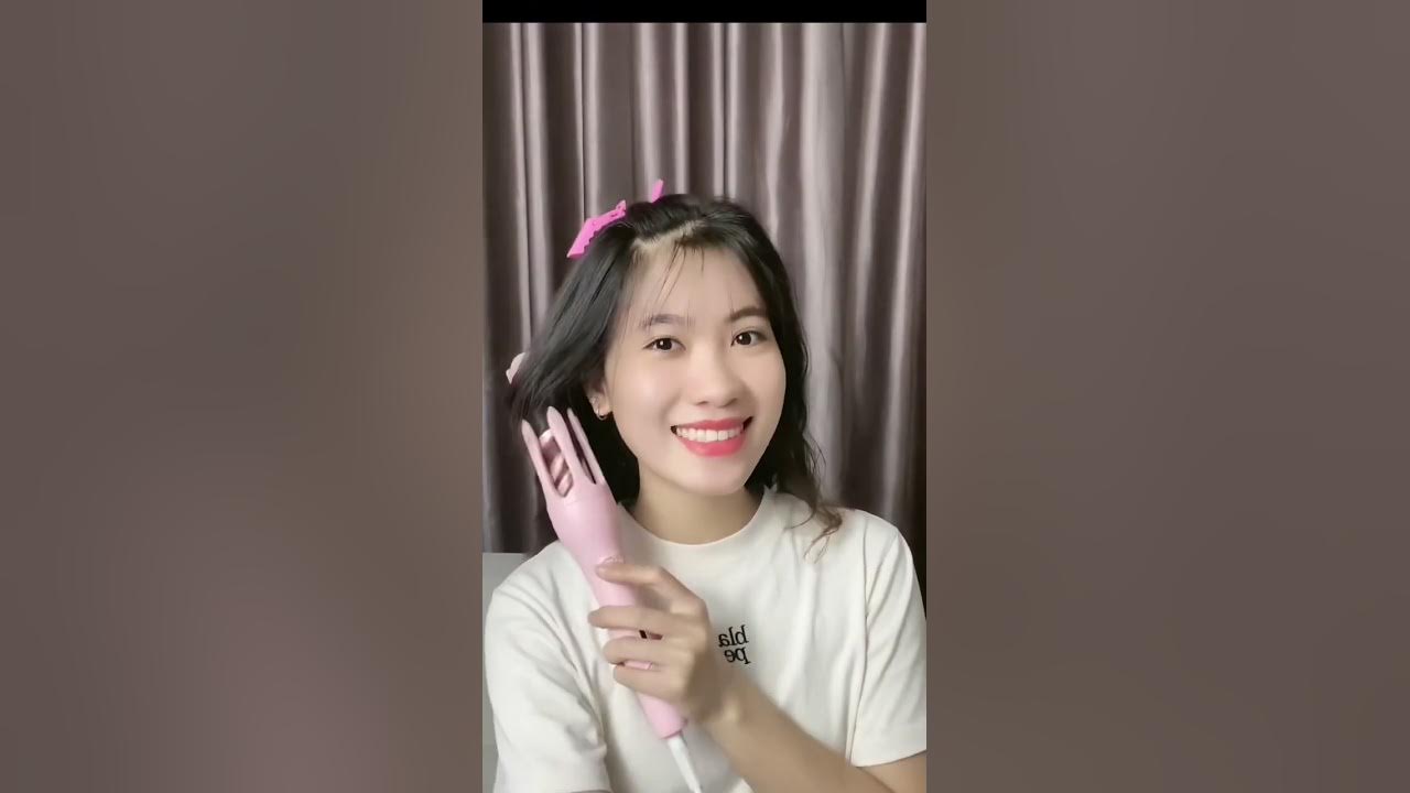 Máy Uốn Tóc Xoăn Tự Động Uốn/Duỗi 2in1 Trục 32mm- UT09 #https://shp.ee ...