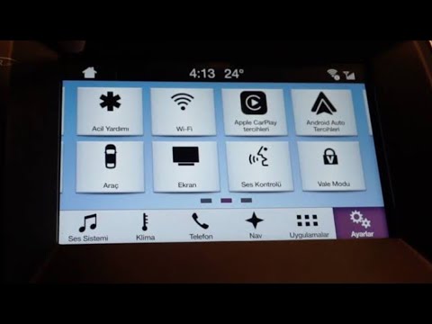 FORD ANDROİD AUTO VE APPLE CAR PLAY VİDEO OYNATMA NAVİGASYON