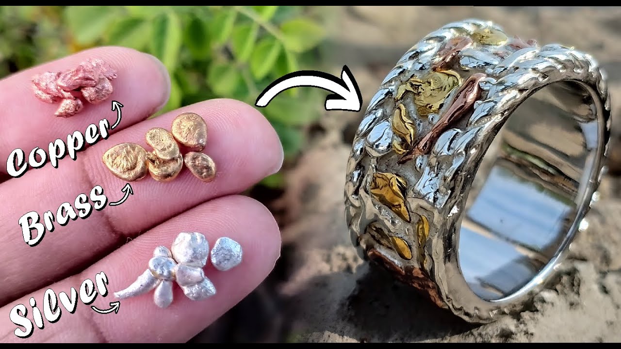 How To Make Silver Ring | Grains Silver Ring | Handmade Jewellery - YouTube