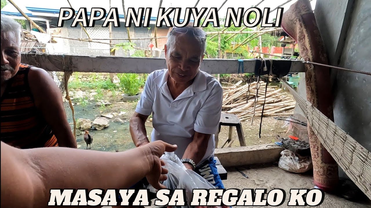 PAPA NI KUYA NOLI MASAYA SA BINIGAY KO NA PAA NG KALABAW || PARENG ...