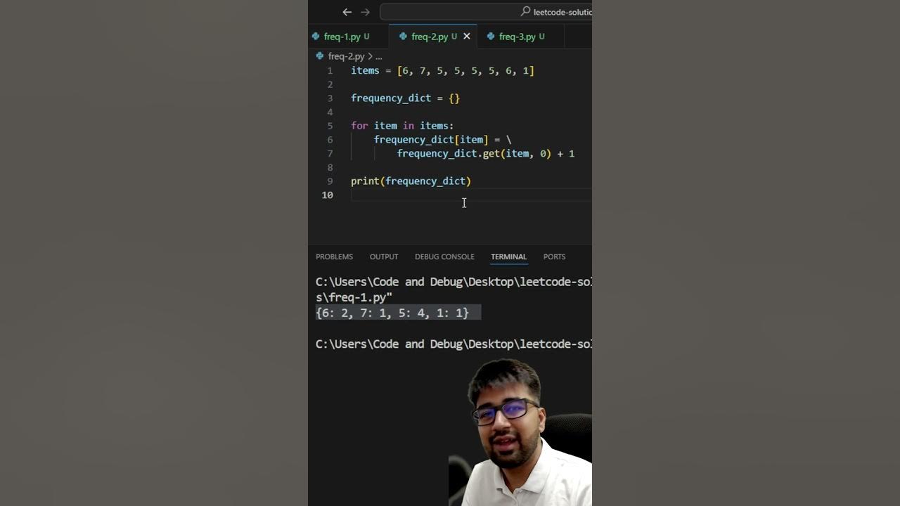 How to store frequencies using different methods! #python #dsa #logicbuilding #coding #leetcode ...
