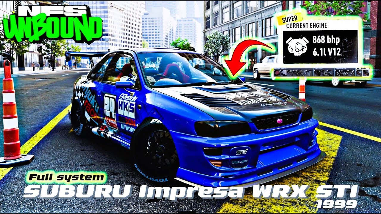 SUBURU Impresa WRX STI 1999 NFS Unbound Original/Full system/NO Mod ...