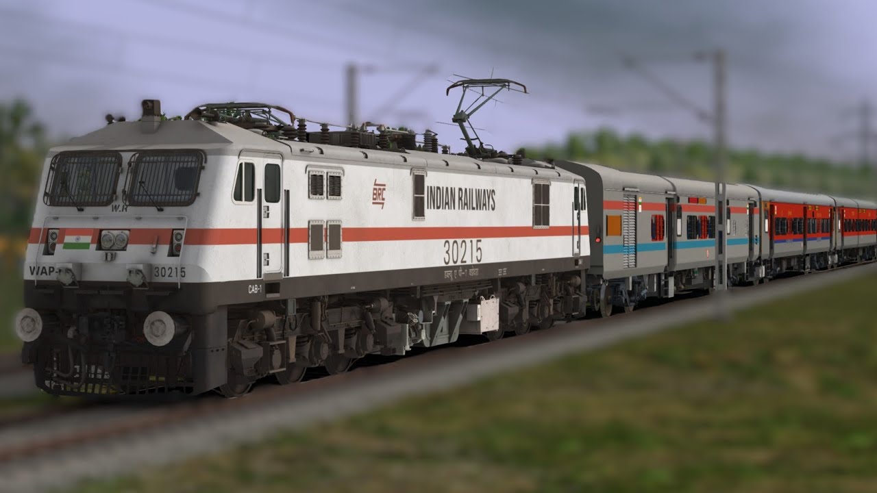 16352 Mumbai CSMT Express (NCJ-CSMT) SRv2 - YouTube