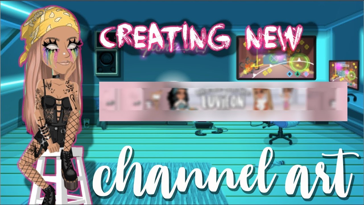 Creating NEW Channel Art! | Luvieon MSP - YouTube