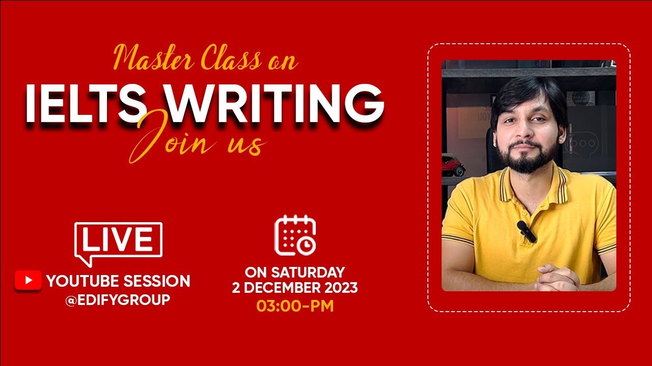 Live Q&A about IELTS | Master Class on IELTS Writing | Edify Group ...