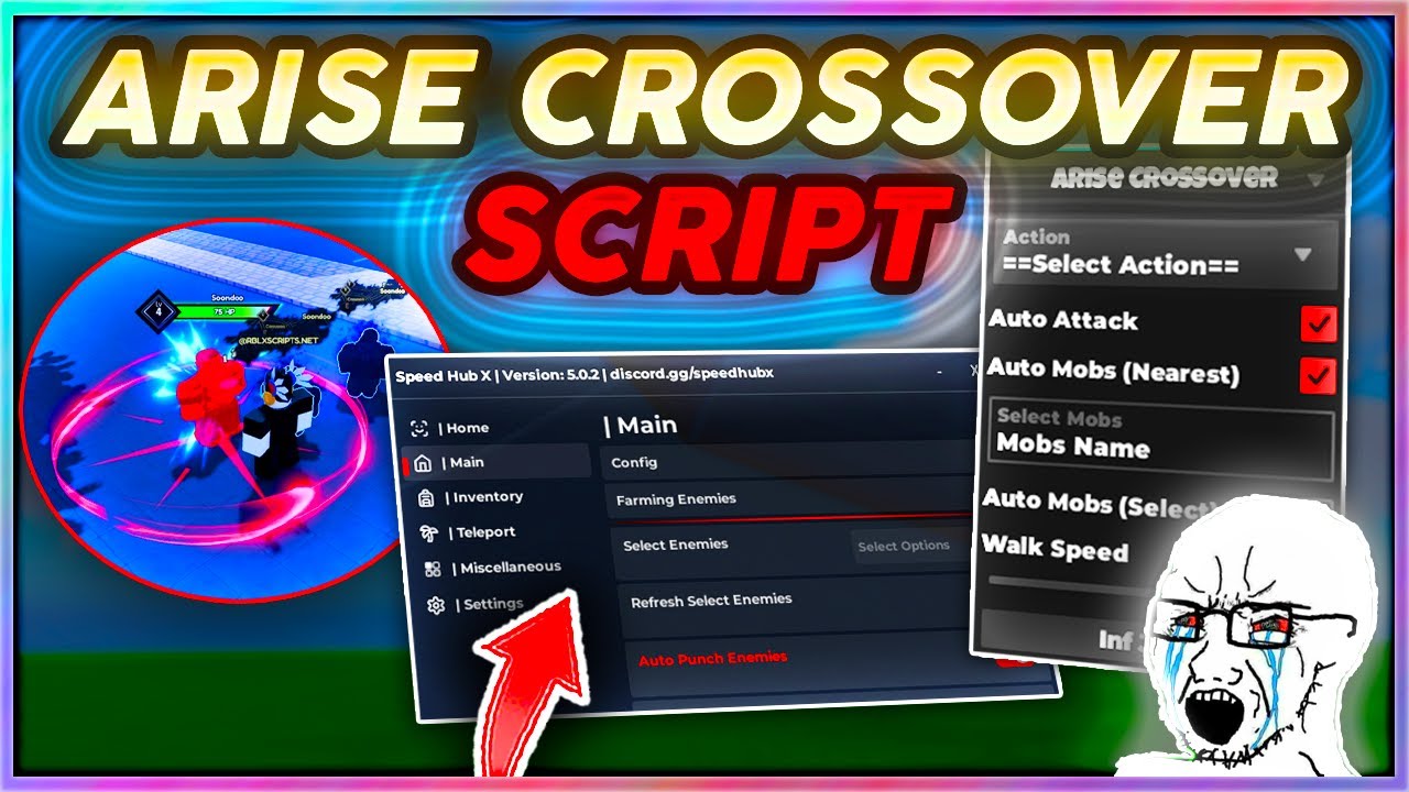 BEST Arise Crossover Script PASTEBIN | AUTOFARM, AUTO ARISE, AUTO ...