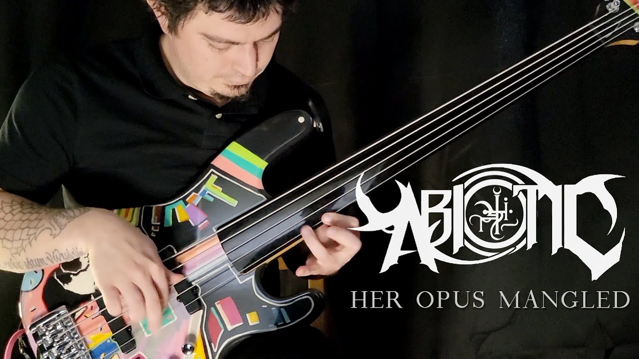 Abiotic - Her Opus Mangled Feat. Jared Smith of Archspire [Guitar / Bass Playthrough] - YouTube