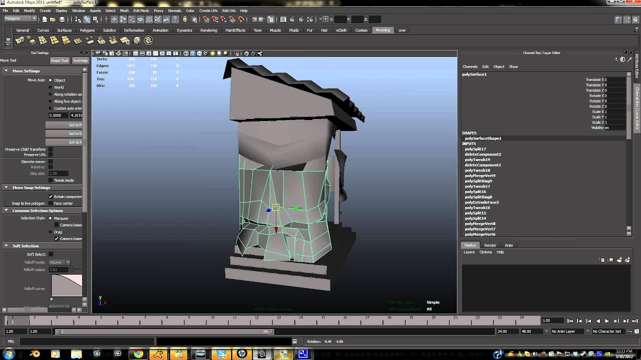 Vray Daily Animations: Modeling cloth by hand - YouTube