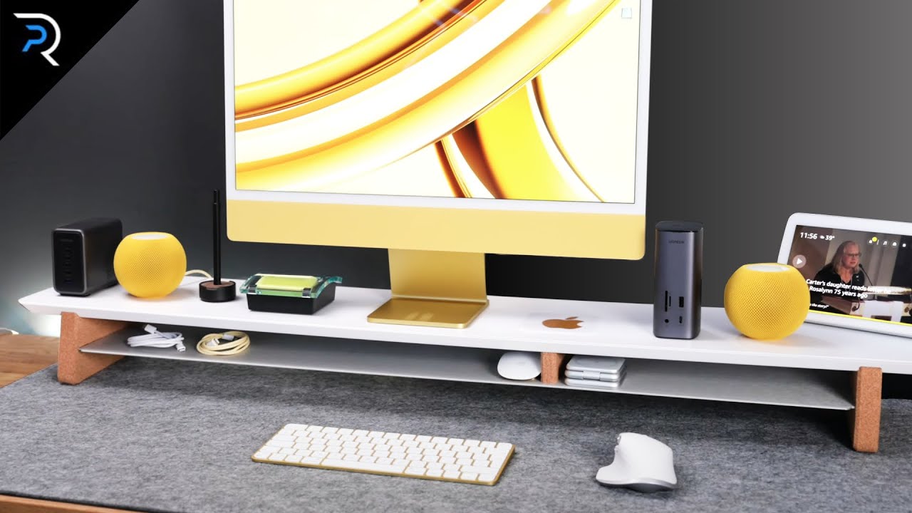 M3 iMac - Ultra Clean Desk Setup - YouTube