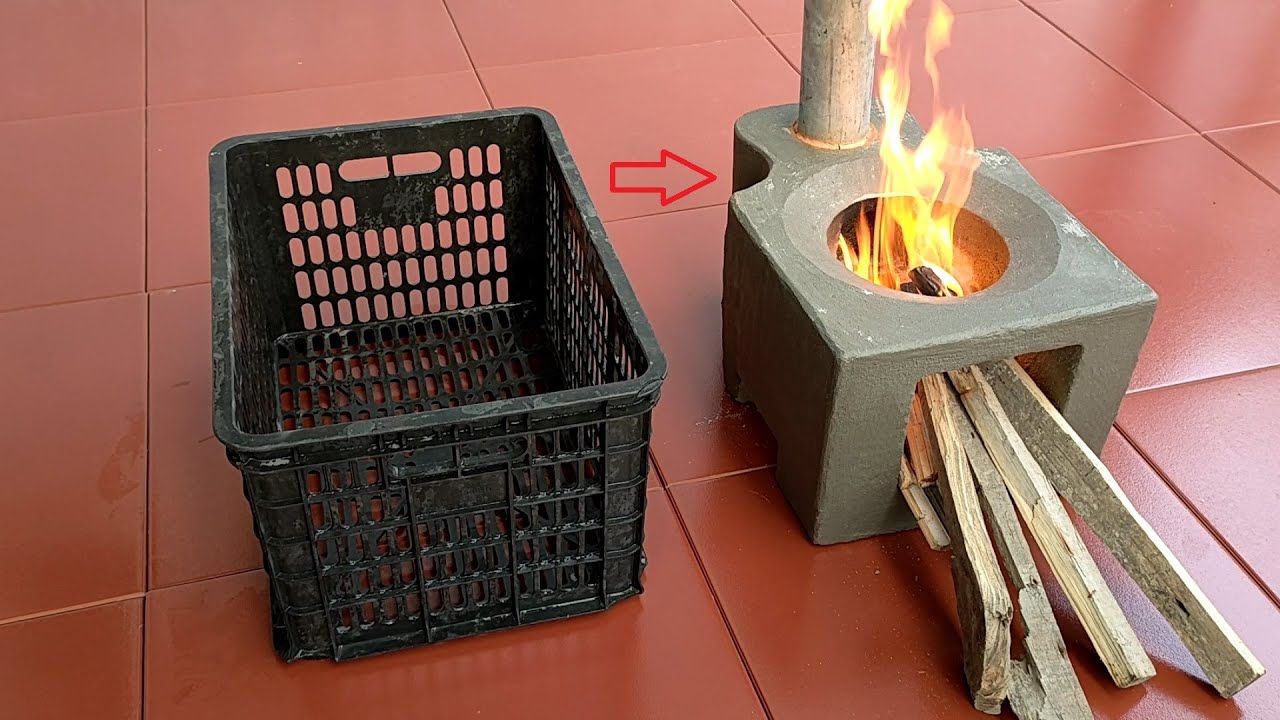 Creative firewood stoves from old plastic barrels - Ideas made from ...