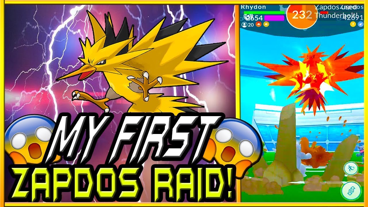 DID WE FINISH THE LEGENDARY BIRD TRIO? ★FIRST ZAPDOS RAID★ POKEMON GO ...