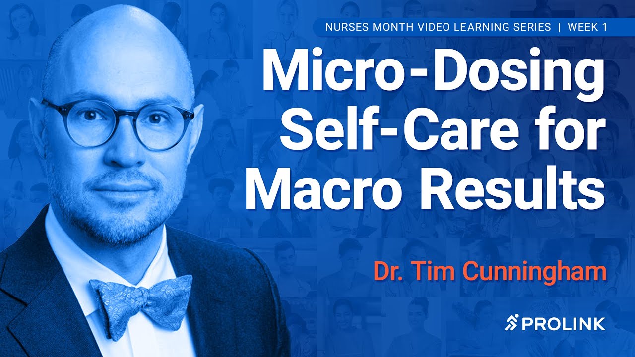 Self-care with Dr. Tim Cunningham - YouTube