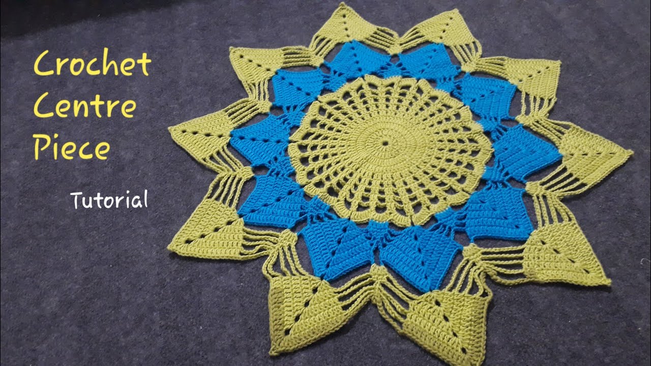 Crochet Decorative Centre Piece. - YouTube