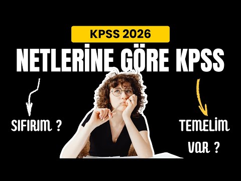 Netlerine Göre KPSS Nasıl Çalışılır ? Dikkat Derece Yaptırır ‼