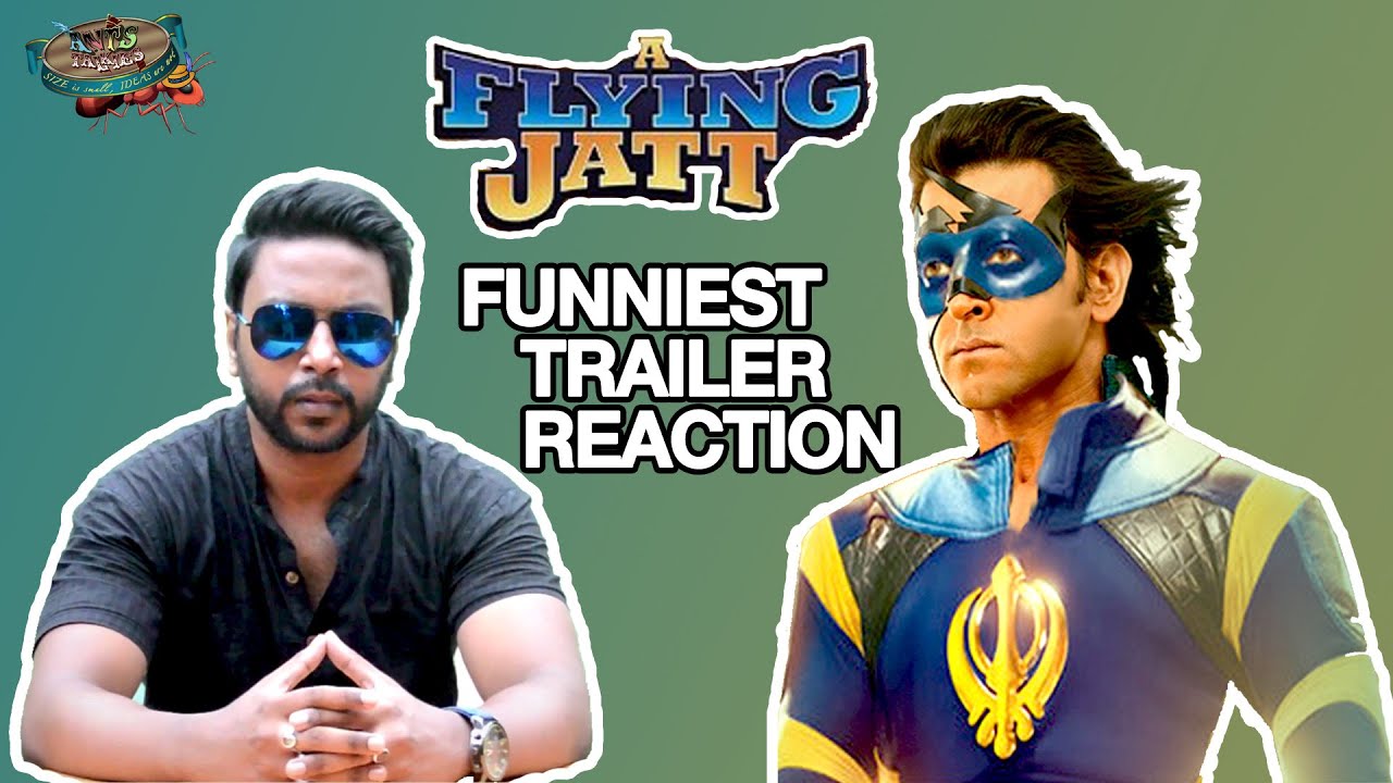 A FLYING JATT TRAILER REACTION (MOST HILARIOUS REACTION EVER) - YouTube