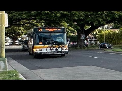 Honolulu TheBus Route 24 Ala Moana via Kapahulu-UH Manoa-Makiki, Bus ...