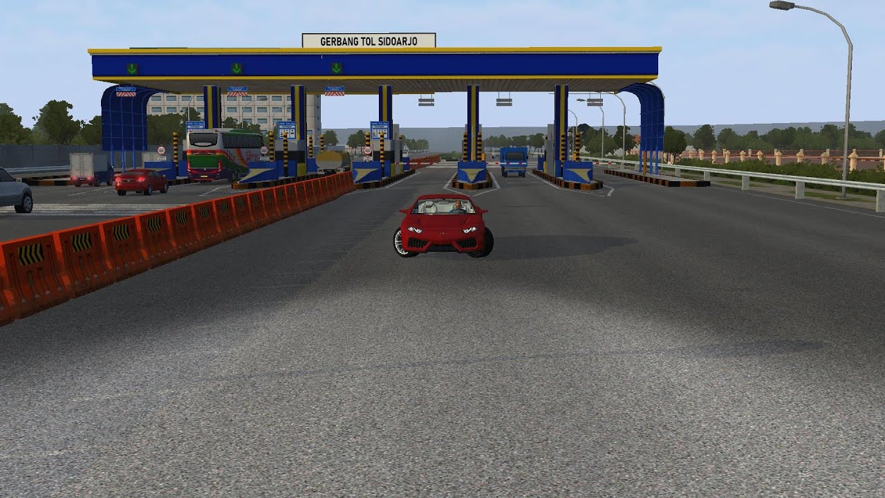BUS SIMULATOR INDONASIA||DRIVING LAMBORGINI ESTOQUE CAR MOD || - YouTube