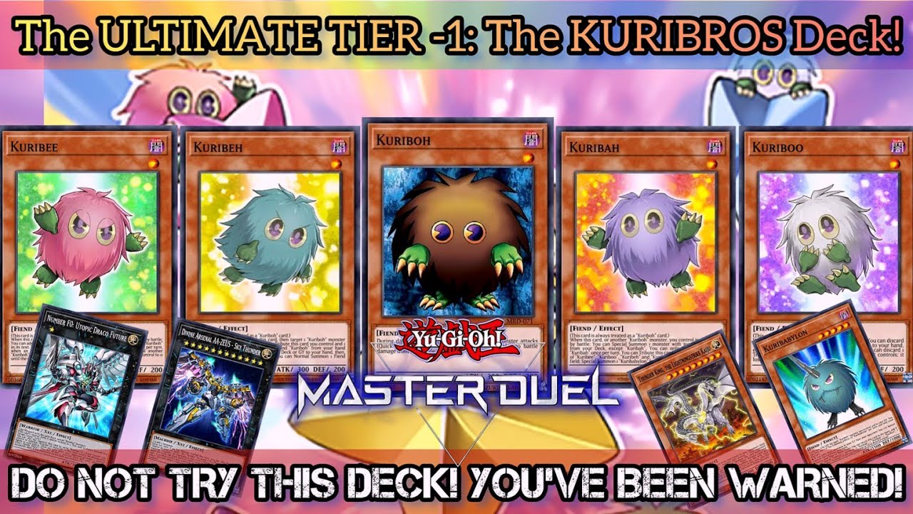 The ULTIMATE KURIBOH BROS Deck ★ DON'T PLAY THIS for PvP ladder! [Yu-Gi-Oh! MASTER DUEL] - YouTube