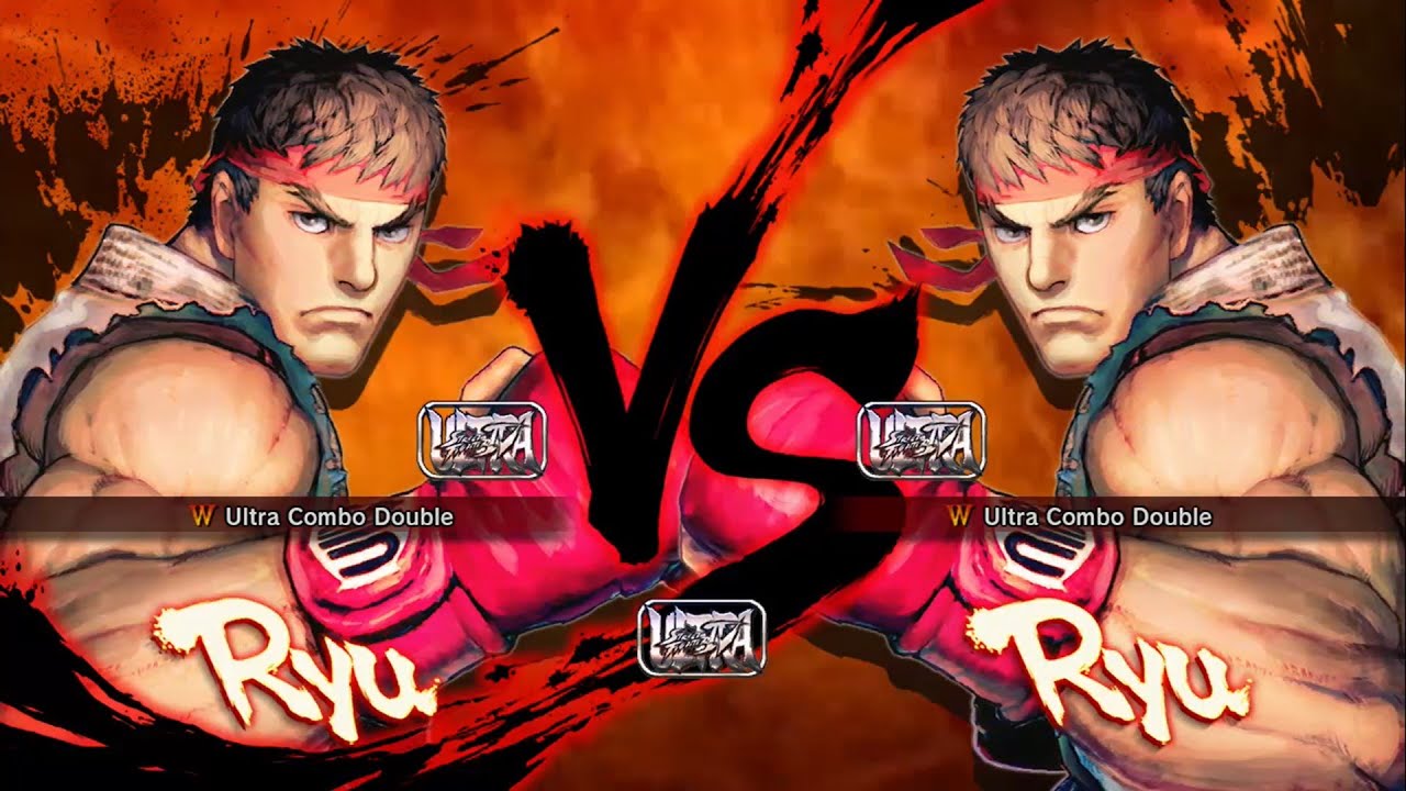 Ultra Street Fighter IV - Ryu vs Ryu Cpu H. - YouTube
