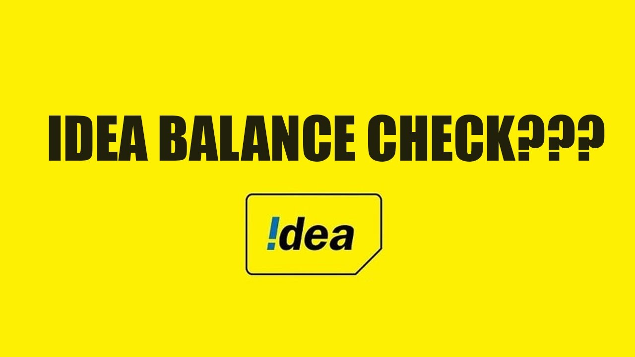 How To Check Idea Balance | Idea Balance Check Codes|Idea Ka Net ...