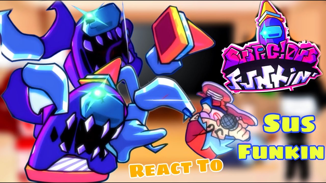Purple Imposter || Fnf React To Suspicious Funkin V1 + Cutscenes ...