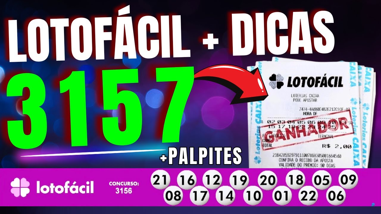 Dicas Lotofacil 3157 - Analise 3156 - YouTube