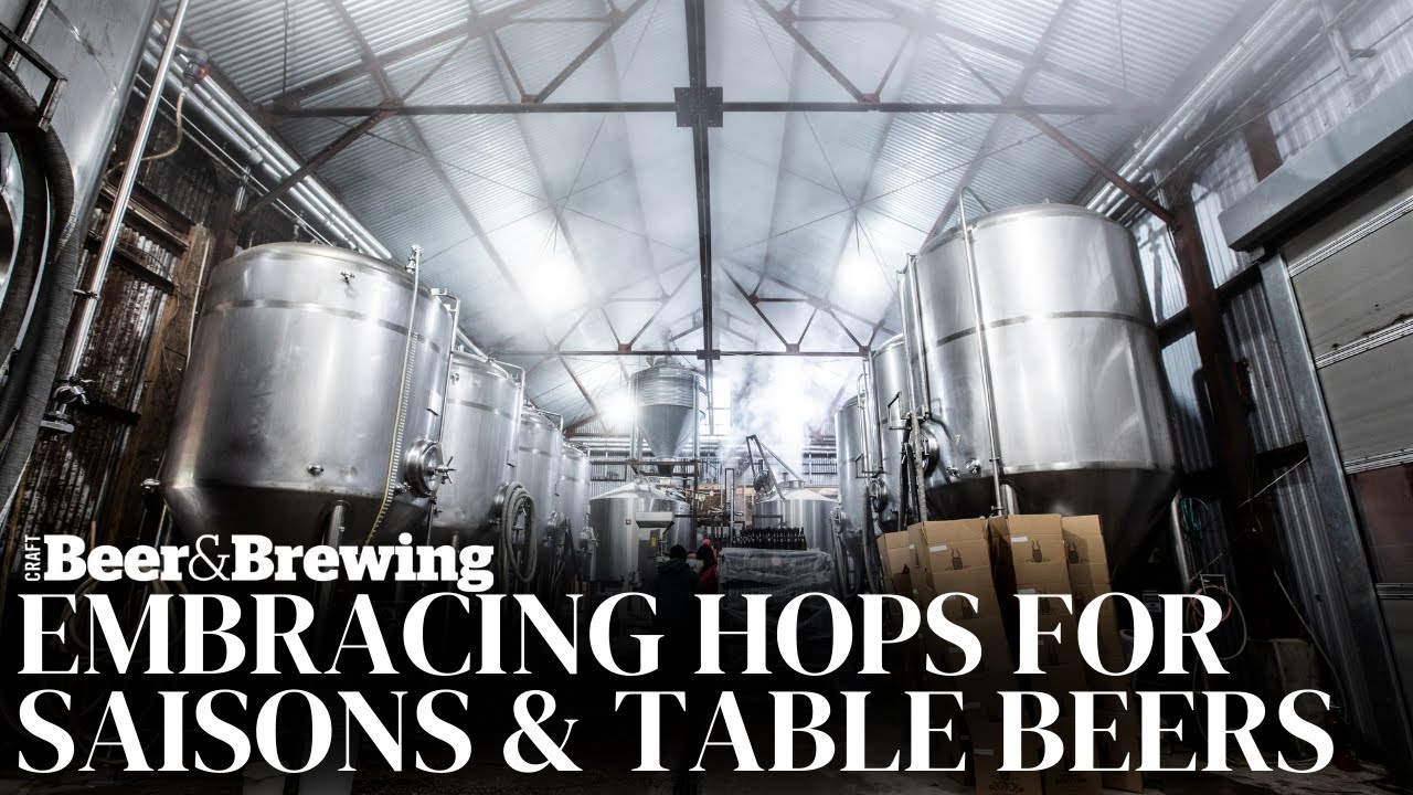 [Brewing Tip] Embracing Hops for Saisons & Table Beers - YouTube