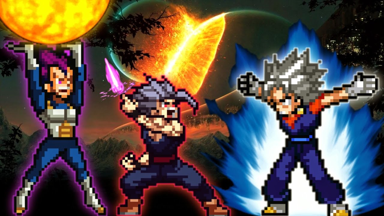 TND Gohan Beast(New) & TND Vegeta Ultra Ego V2(New) VS Vegito DBH(All ...