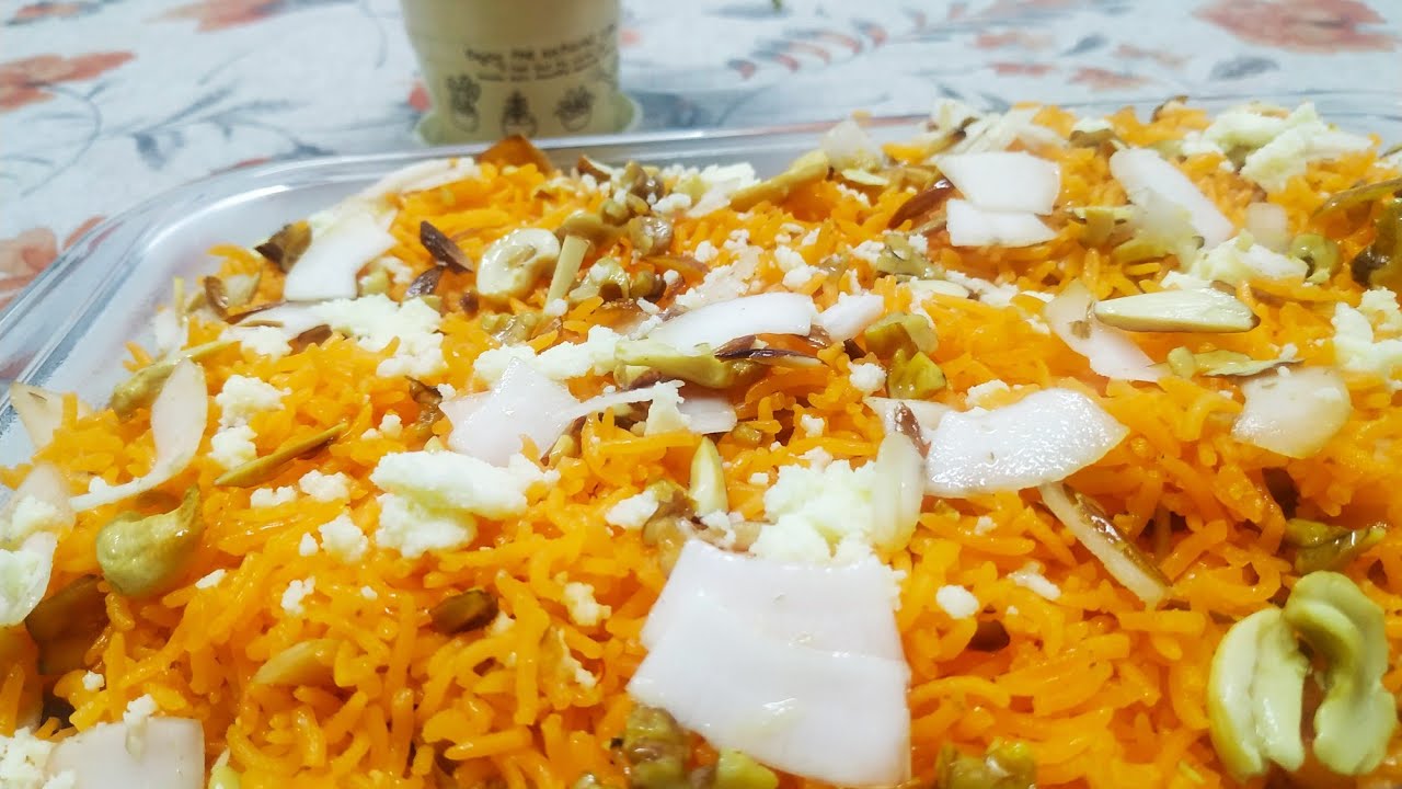 Zarda Rice| #sweetrice #zardarice | Zarda Rice Recipe by "AK delicious ...