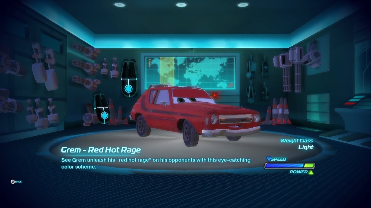 Cars 2 PC - Grem - Red Hot Rage Gameplay - YouTube
