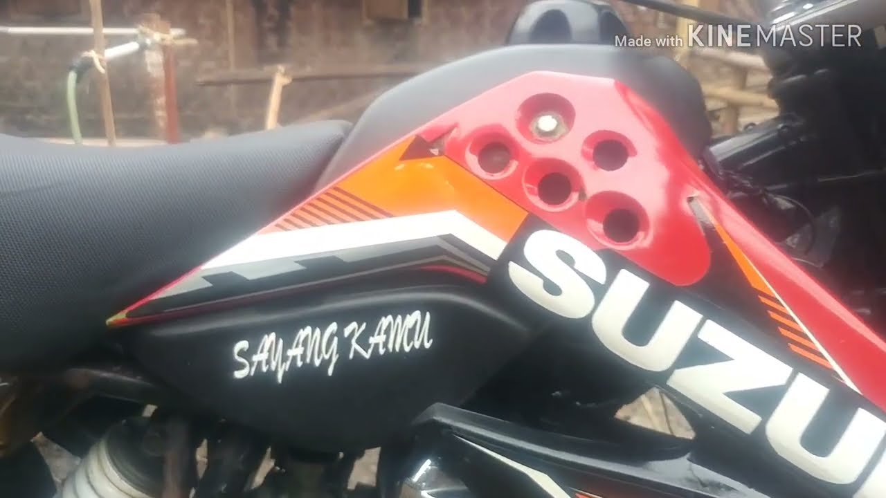 Suzuki thunder modif trail@A julay - YouTube