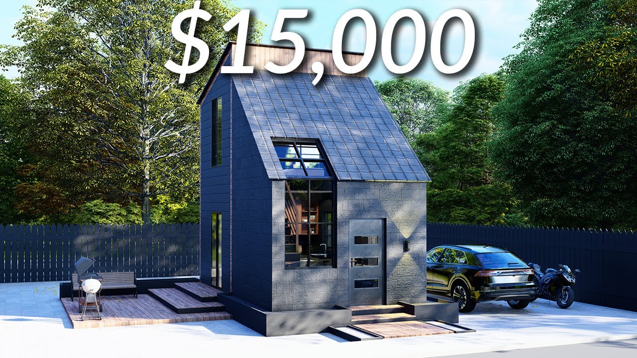 (4x7 Meters) Tiny Loft Design | 1 Bedroom House Tour - YouTube