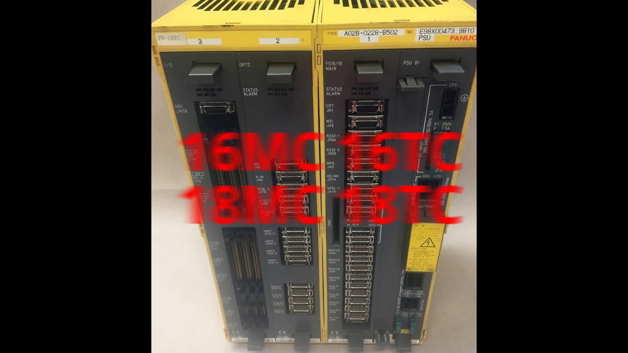 Fanuc 16TB 18TB 16TC 18TC 18MB 16MB 16MC 18MC Memory - YouTube
