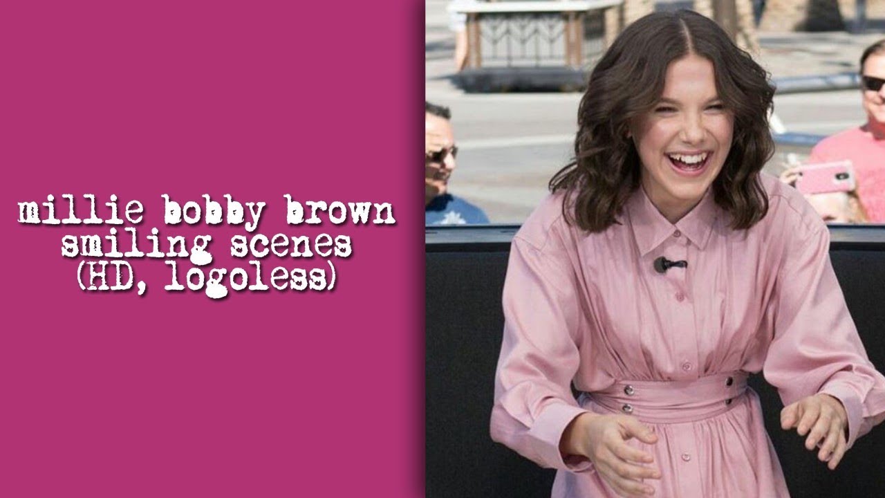 millie bobby brown smiling scenes (HD, logoless) - YouTube