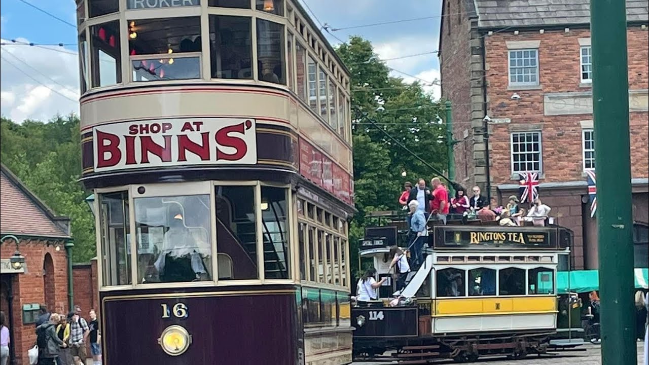Beamish museum part 2 the town , funfair farm and back to main entrance ...