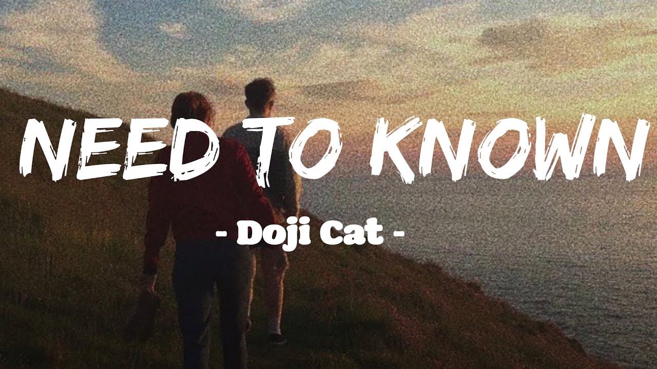 [한국어 가사/자막 ] Doji Cat | Need To Known - YouTube