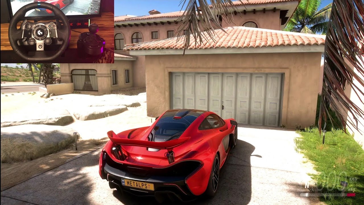 Mclaren P1 - Forza Horizon 5 - Logitech G923 Steering Wheel gameplay ...