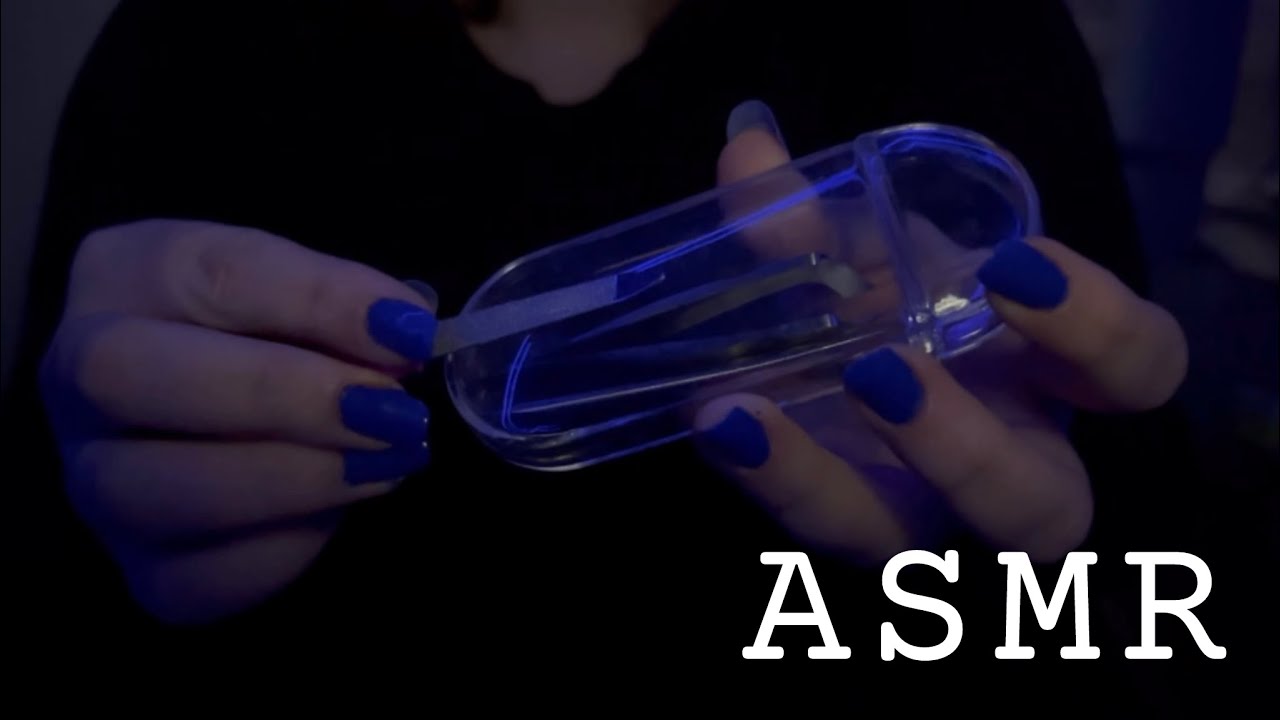 Mesmerizing visual triggers to tire your eyes-ASMR🎧| light tapping, gum ...