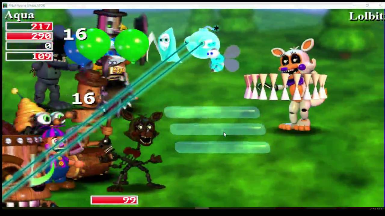 Playing FNAF World Simulator part# 1 - YouTube